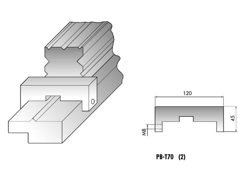 Special American Precision upper punch press brake V Die ,press brake ...