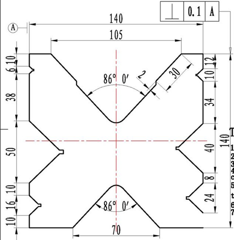 bending machine Multi V Blocks Hydraulic Press Brake Dies Tooling for ...
