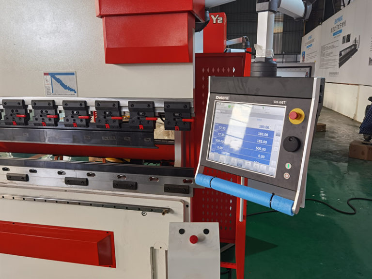 Delem DA66T Electro-hydraulic CNC Press Brake High Efficiency Automatic Sheet Metal Bending ...